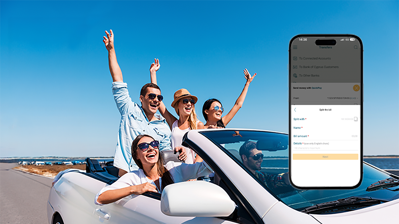 Split the bill - Bank of Cyprus